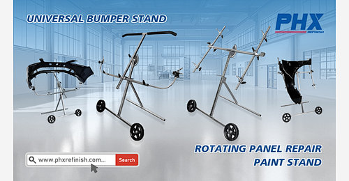 Universal Bumper Stand and Rotating Panel Repair Paint Stand - PHX ...